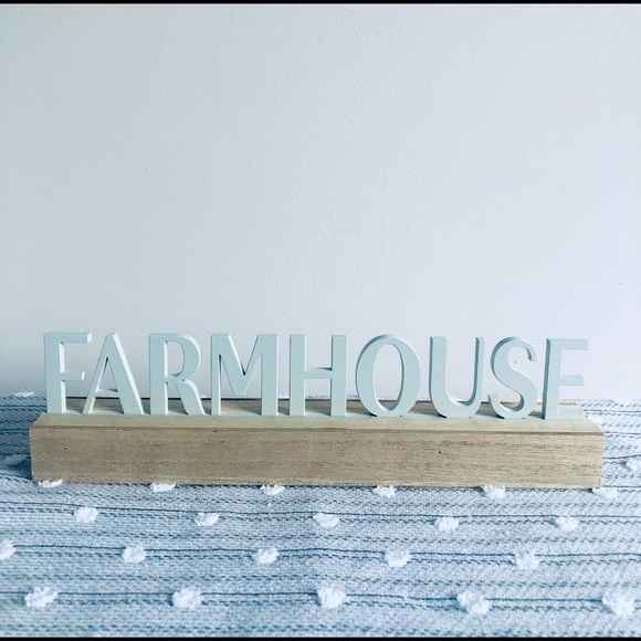 Accents | Home Wooden Sign Decor Hello Farmhouse Set | Poshmark